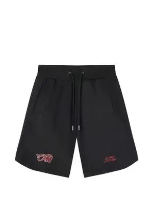 Off-White X Ac Milan Logo-print Shorts