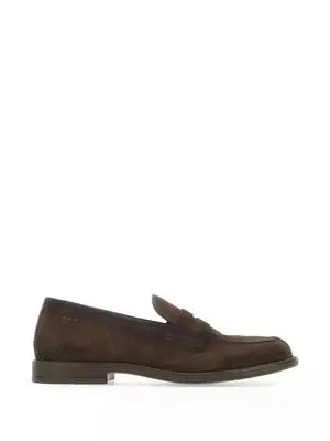 ALEXANDER HOTTO Penny-slot Leather Loafers
