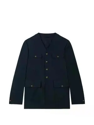 Kenzo Collarless V-neck Jacket