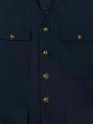 Kenzo Collarless V-neck Jacket