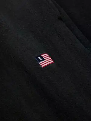 COLE BUXTON Flag-patch Drawstring Cotton Track Pants