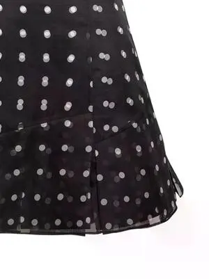 EMILIA WICKSTEAD Jueelee Polka-dot Mini Dress