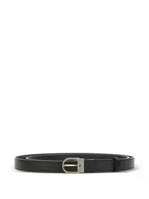 Victoria Beckham Dorian Leather Belt - Black
