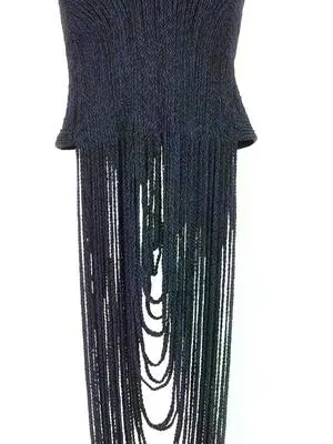 BLESS Talara Fringe-detail Top