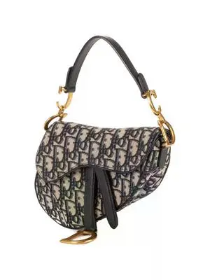 Dior Oblique Saddle Handbag - Blue