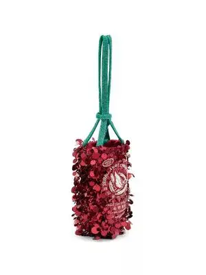 ANYA HINDMARCH Flying Goose Sequin-embellished Bucket Bag