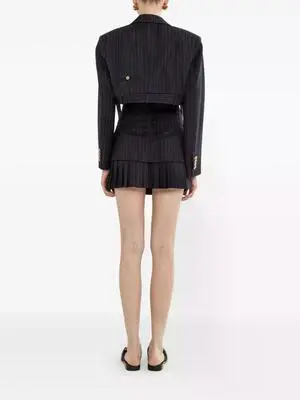NISSA Pinstriped Pleated Skirt