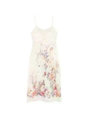 Zimmermann Floral Print Midi Dress