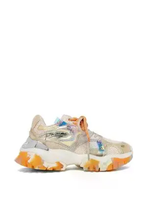 JOIA PARIS Clash Metallic-effect Sneakers