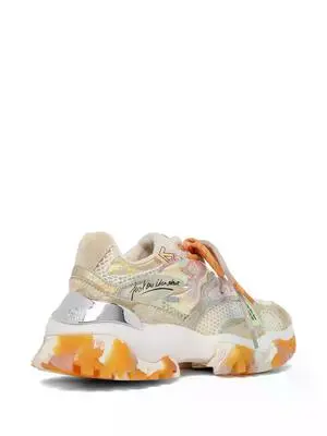 JOIA PARIS Clash Metallic-effect Sneakers