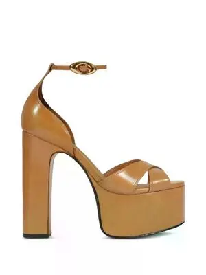 Schutz Jolene Crossover-strap Platform Sandals