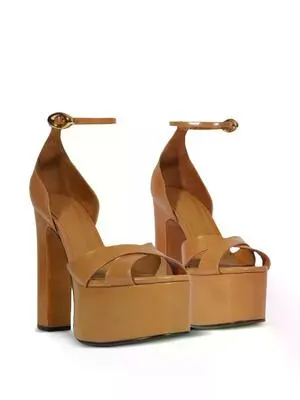 Schutz Jolene Crossover-strap Platform Sandals