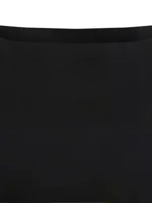 DOUUOD Drawstring-hem Puff-sleeve Blouse