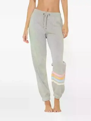 OCEAN DRIVE Stripe-detail Fleece Track Pants