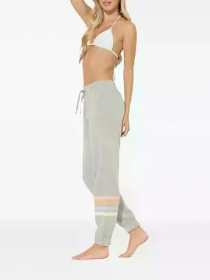 OCEAN DRIVE Stripe-detail Fleece Track Pants