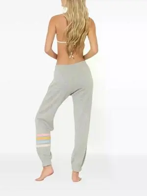 OCEAN DRIVE Stripe-detail Fleece Track Pants