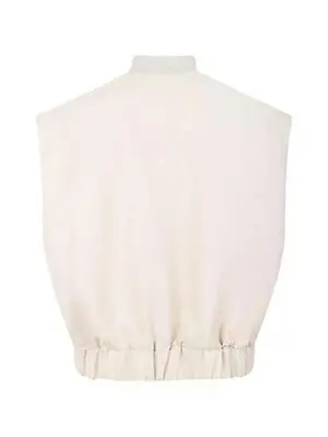 NINE:INTHE:MORNING Sleeveless Zip-up Jacket