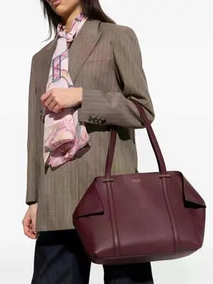FERRAGAMO Grainy Leather Tote Bag
