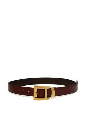 Versace Logo-print Buckle Belt - Red
