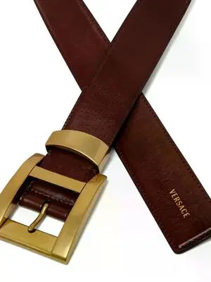 Versace Logo-print Buckle Belt