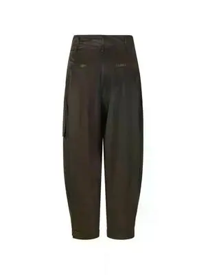 HUI MILANO Pleated Zip-detail Cargo Pants