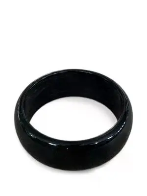 DOUUOD Polished Slip-on Bangle - Black