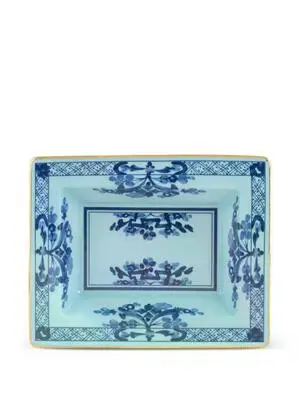 GINORI 1735 Oriente Italiano Floral-print Tray - Neutrals