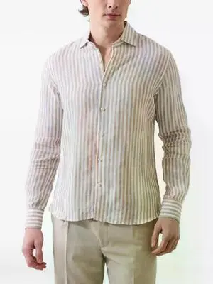 PATRICK ASSARAF Bengal Stripe-print Shirt
