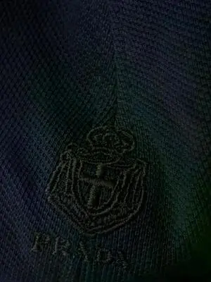 Prada Piqué Baseball Cap - Blue
