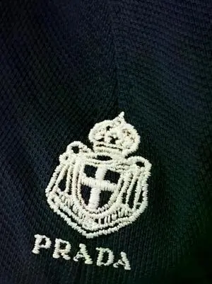 Prada Piqué Baseball Cap - Blue