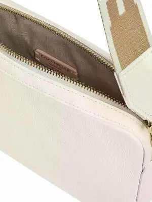 COCCINELLE Small Tebe Grained Leather Shoulder Bag - Neutrals