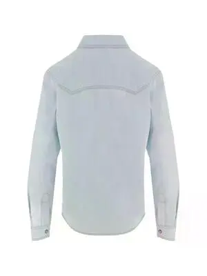 Versace Chambray Denim Shirt - Blue