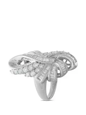 LB EXCLUSIVE Diamond Platinum Ring - Silver