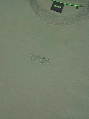 BOSS Logo-detail T-shirt - Green