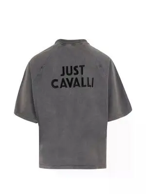 Just Cavalli Flame-heart Embroidered T-shirt