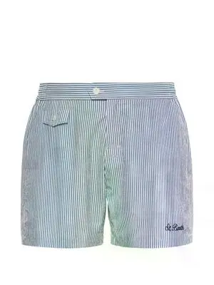 MC2 SAINT BARTH Striped Swim Shorts - Blue