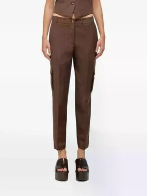 BLUGIRL Pressed-crease Cargo Trousers