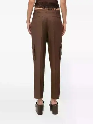 BLUGIRL Pressed-crease Cargo Trousers