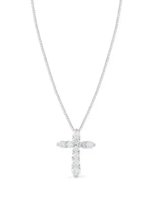 LB EXCLUSIVE Diamond Cross Pendant Necklace