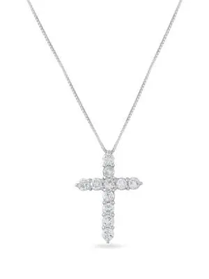 LB EXCLUSIVE Diamond Cross Pendant Necklace
