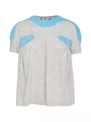 Ashley Williams Panelled Pillbox T-shirt