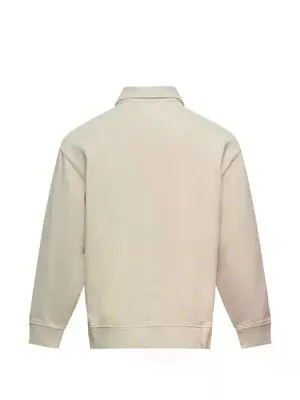 C.P. COMPANY 10/2 Zip-up Collared Sweatshirt - Neutrals
