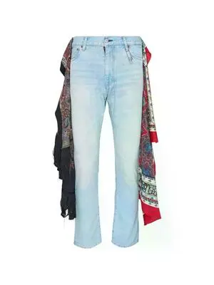 Junya Watanabe X Levi's Scarf-detail Jeans