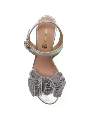 Malìparmi Butterfly Appliqué Sandals - Silver