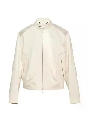 JIYONGKIM Sun-bleached Biker Jacket
