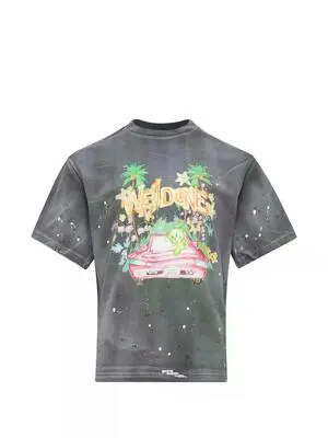 We11Done Dirty Painting T-shirt