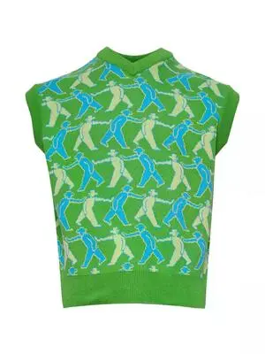 VOWELS Tag-along Knitted Vest