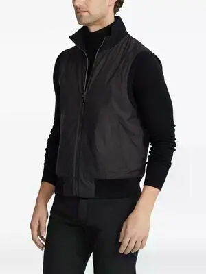 Polo Ralph Lauren Logo-embroidered Reversible Gilet - Black