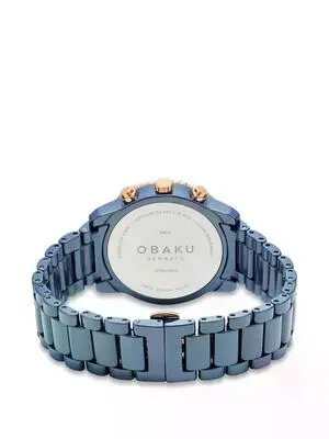 OBAKU 44mm Falk Chronograph Watch