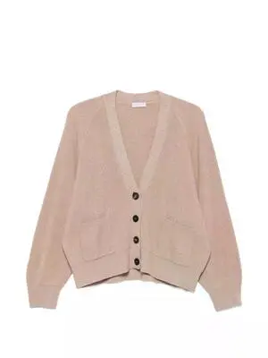 Brunello Cucinelli Ribbed Knit Cardigan - Brown